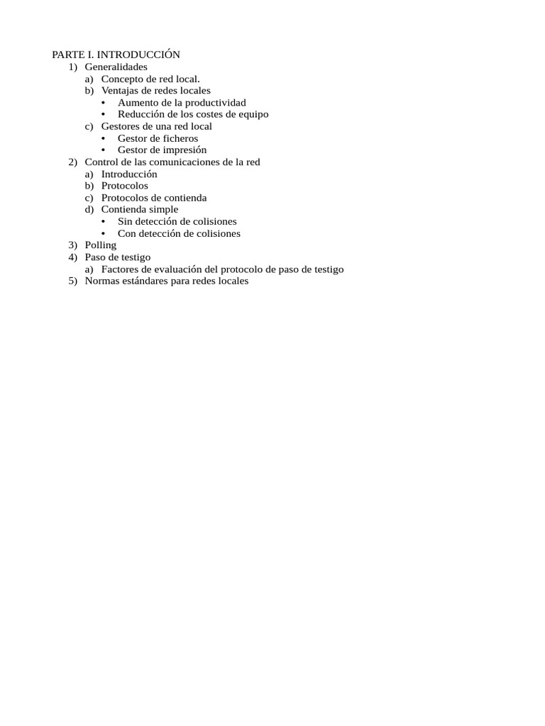Temario-Esquema Odf | PDF