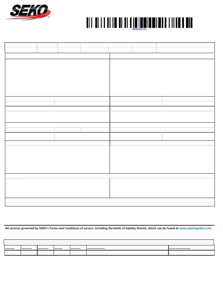 Pickup Order Hawbgene3991641 | PDF | Consumer Goods | Transport
