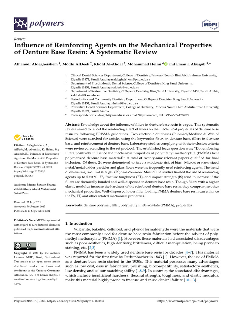 polymers-13-03083-v2 | PDF | Composite Material | Fracture