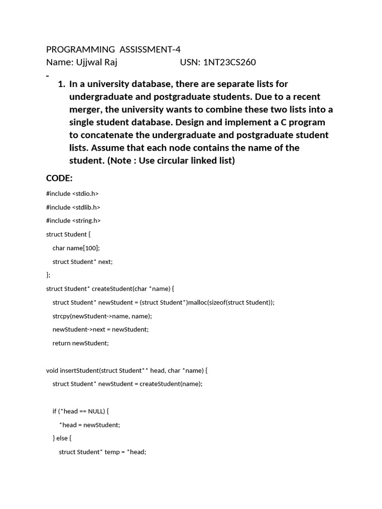PROGRAMMING _ASSIGNMENT4 | PDF | Computer Science | Software Development