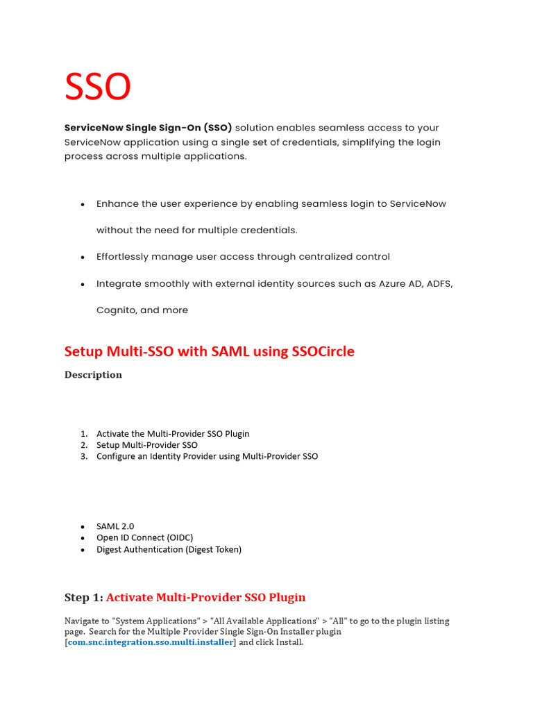_Streamlined_Single_Sign_On_Simplifying_Access_with_SSO__1710836284 | PDF | Information ...