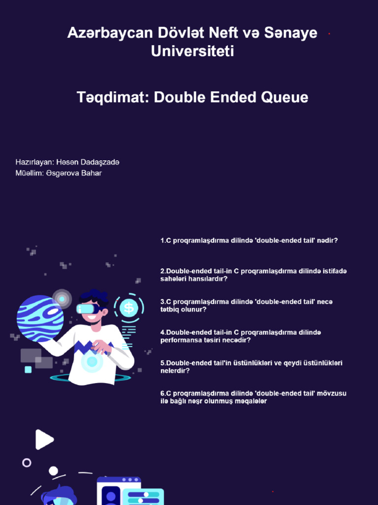 Double Ended Queue - Həsən Dadaşzadə | PDF