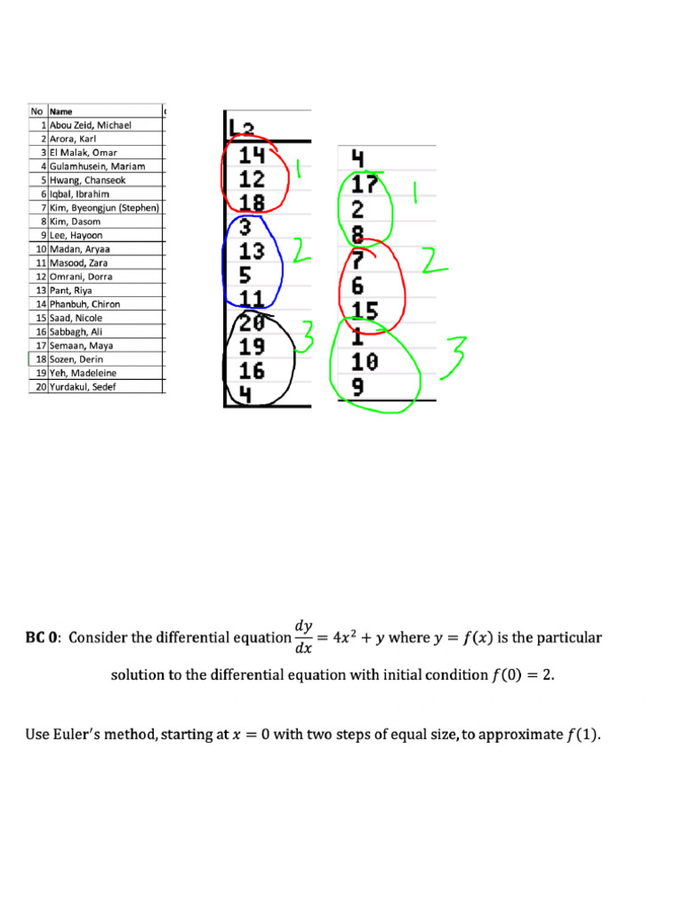 Eulers Method Practice Problems | PDF
