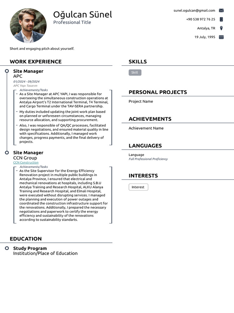 My Resume (1) | PDF | Engineering | Economies