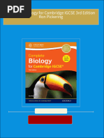 Cie Igcse Biology 0610 Znotes | PDF