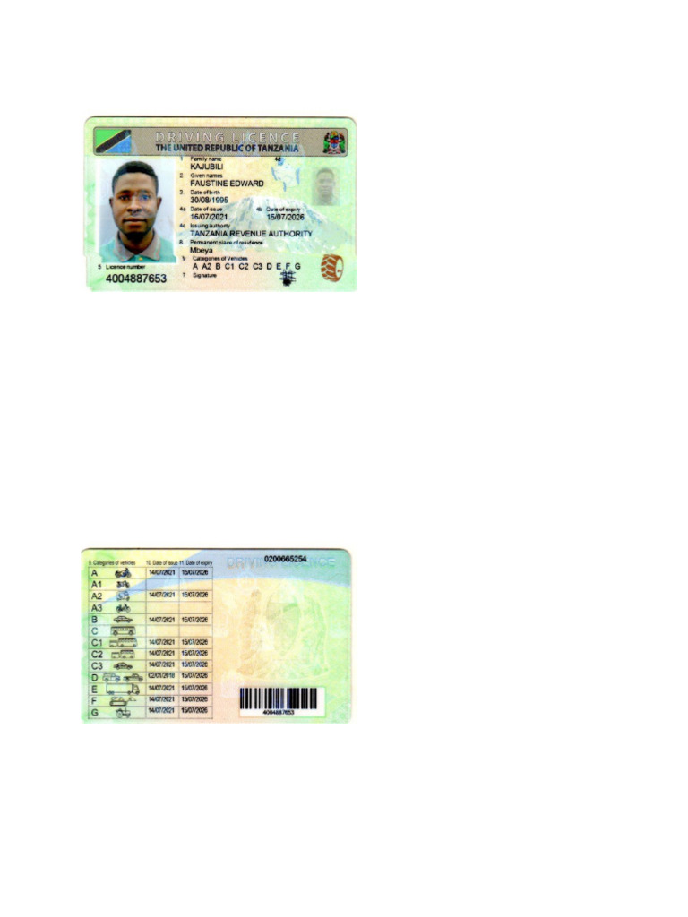 Driving Card | PDF