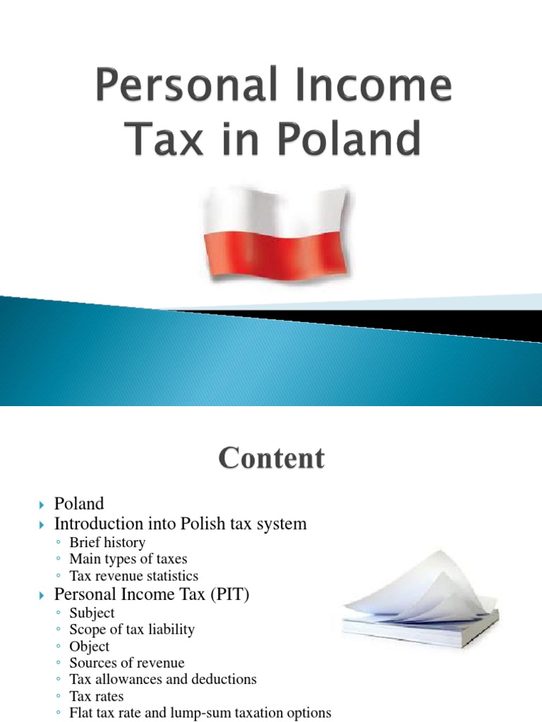 Personal Income Tax in Poland 2010 | PDF | Flat Tax | Value Added Tax