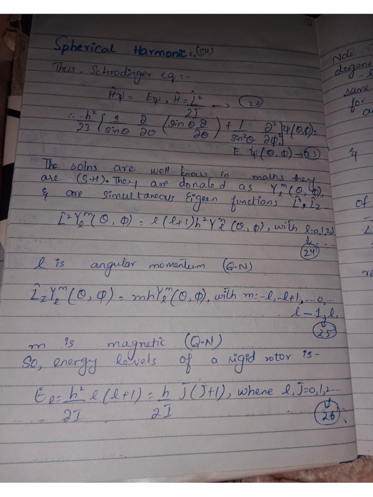 Spherical Harmonic | PDF