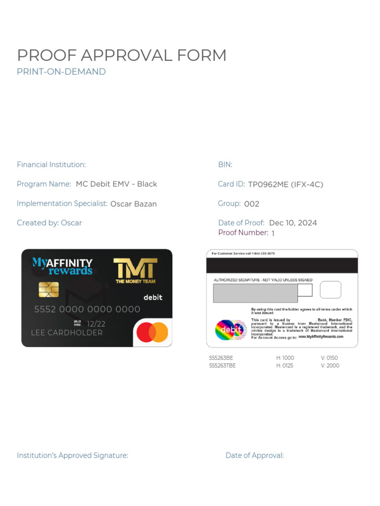 Affinity Bank MC Debit EMV VHD Black.pdf (1) | PDF | Emv | Debit Card