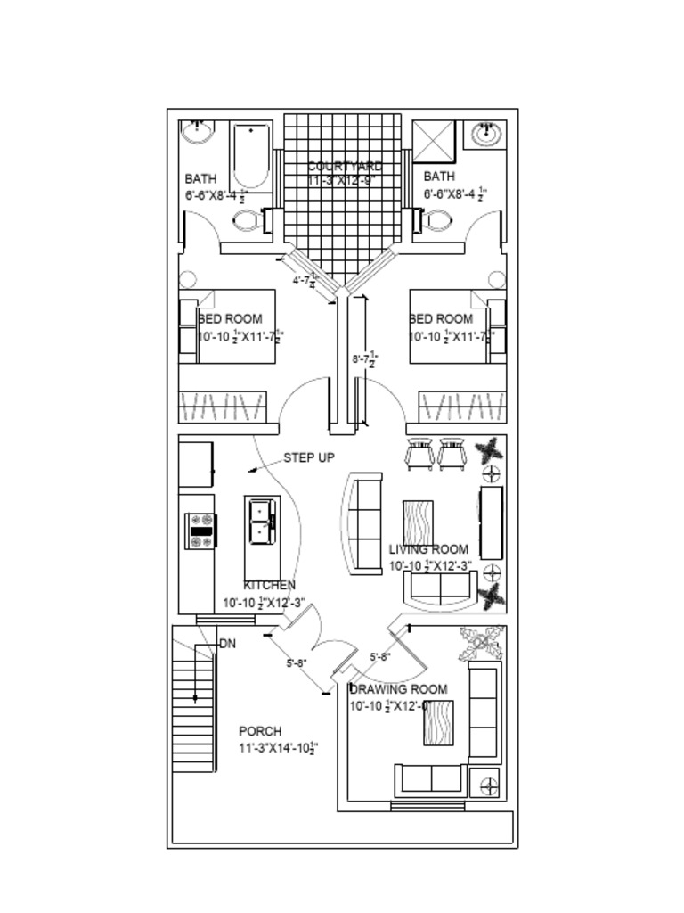 5 Marla Plan-2 | PDF