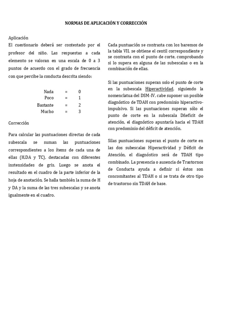 Protocolos EDAH PDF | PDF