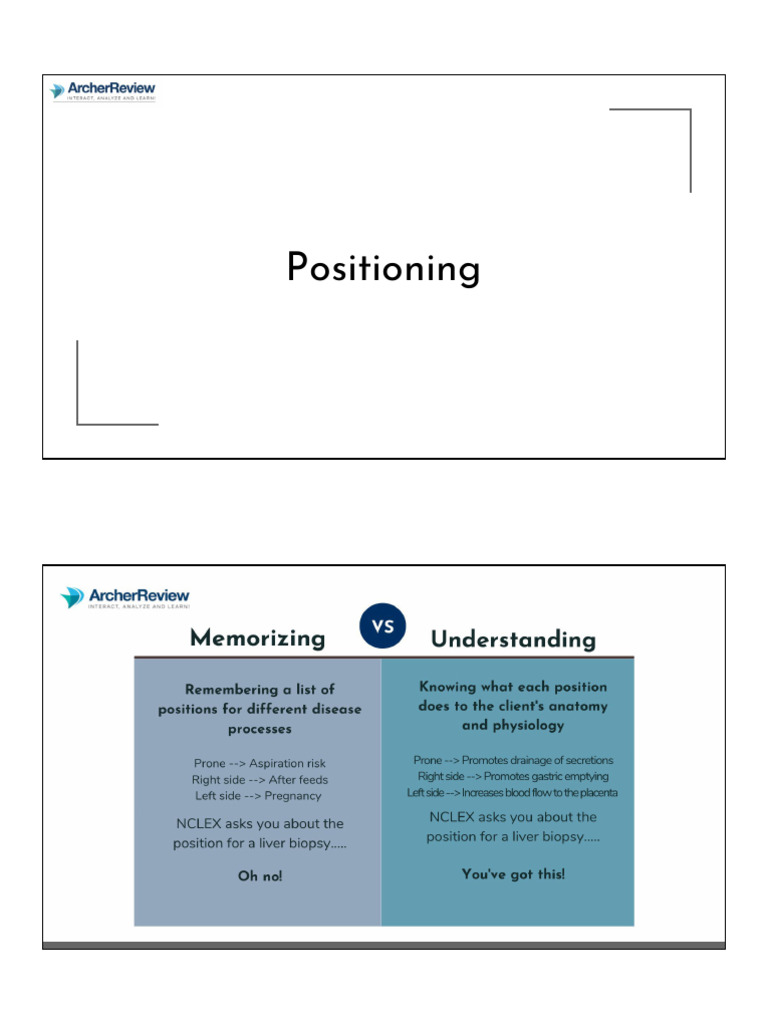 Positioning | PDF