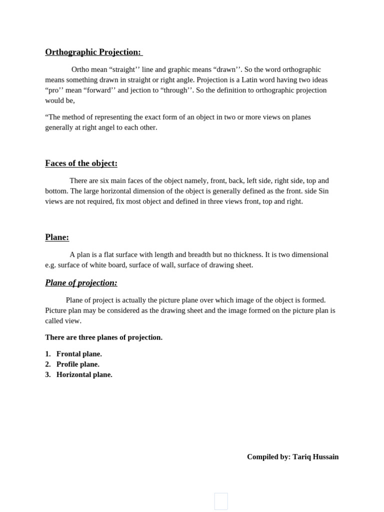 Orthographic Projects Ok | PDF | Elementary Geometry | Geometry