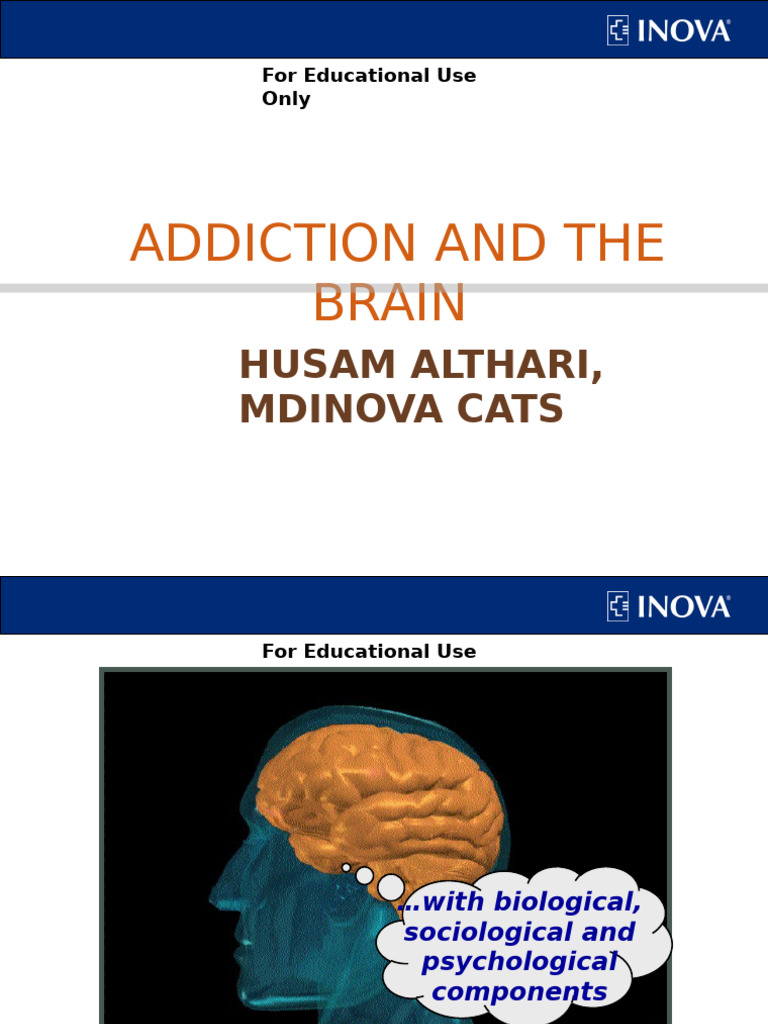 Addiction and The Brain Inova Template 002 | PDF | Substance Abuse ...