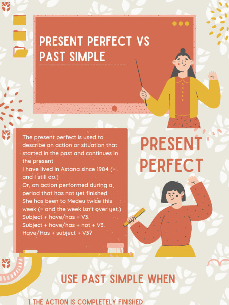 Present Perfect vs Past Simple Explained | PDF