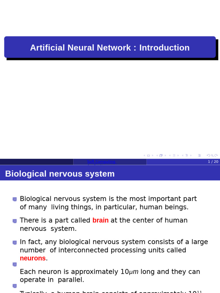 02 ANN Introduction | PDF | Neuron | Dendrite