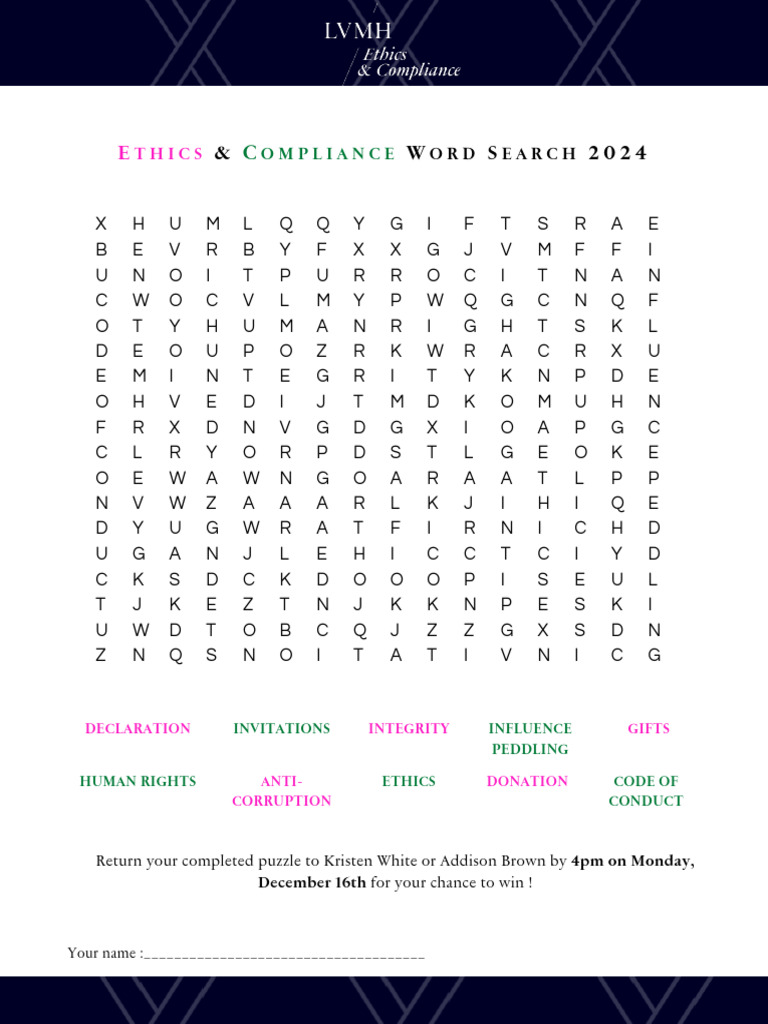2024 EC Word Search | PDF