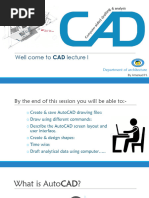 Lesson 1 Autocad User Interface Pdf Auto Cad Computer Aided Design