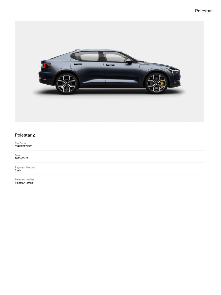 Polestar 2 | PDF