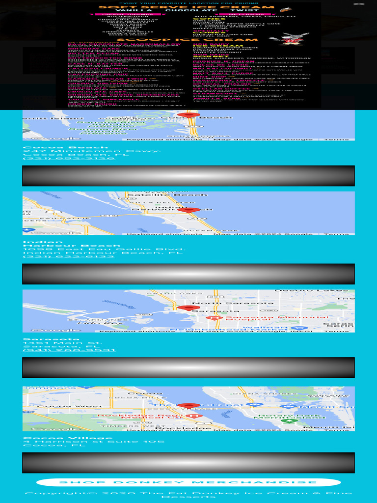 Menu - The Fat Donkey | PDF