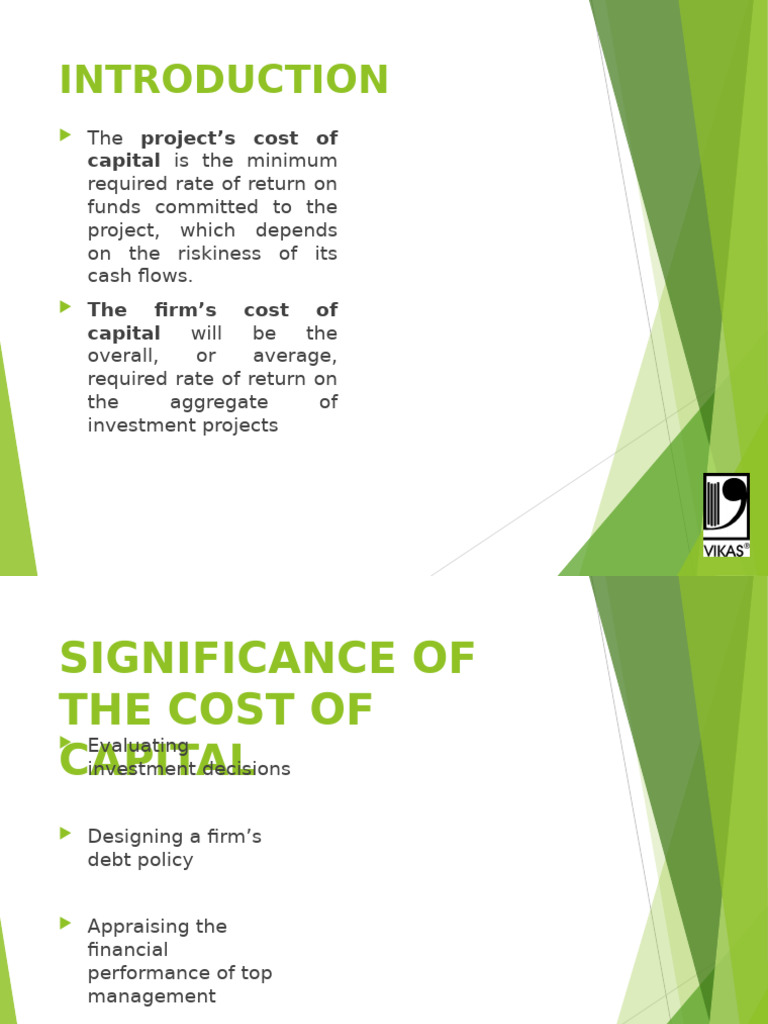 Understanding Cost of Capital Concepts | PDF | Cost Of Capital ...