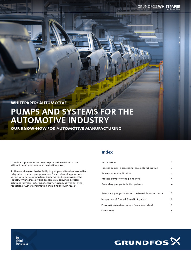 Pumps and Systems For The Automotive Industry - Grundfos | PDF ...
