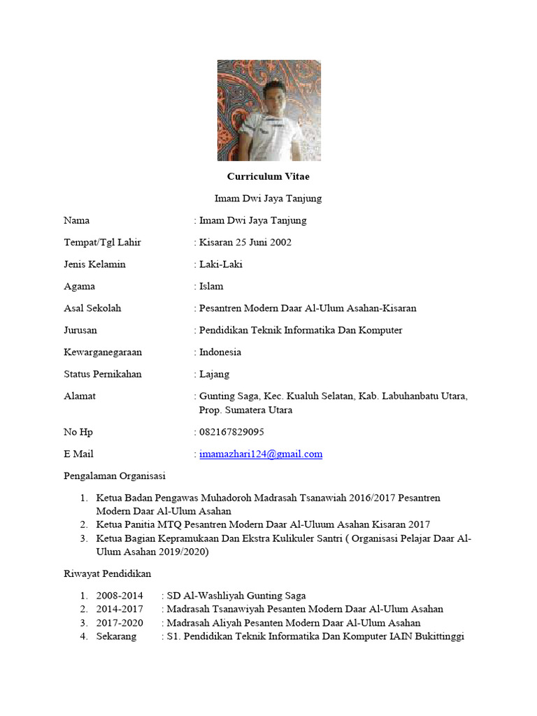 CV. Imam Dwi Jaya Tanjung | PDF