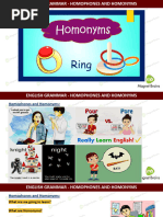 100 Examples of Homograph | PDF