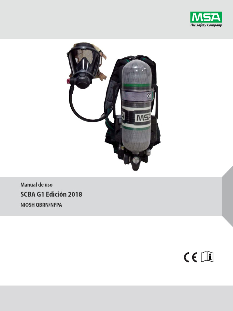 Manual Scba Msa g1 | PDF | Administración de Seguridad y Salud ...