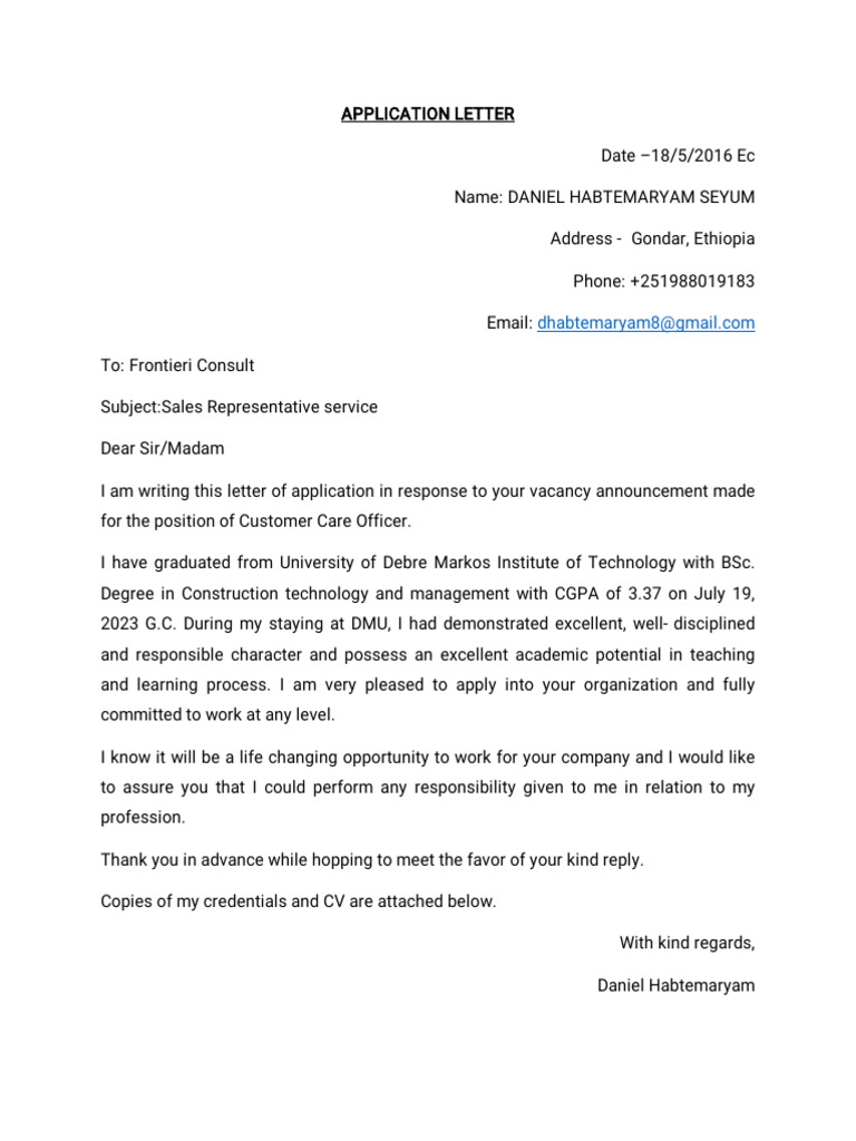 CV and Applection | PDF