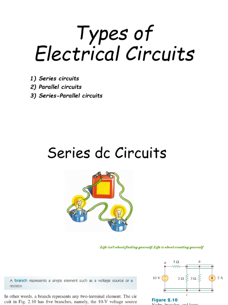 Lecture Slides 1 Series Circuits | PDF