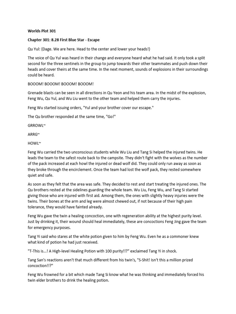 Worlds Plot 301-310 | PDF