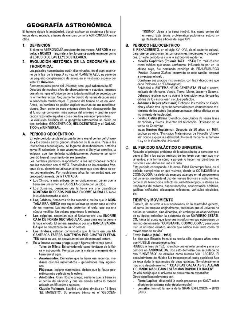 Geogeoo | PDF | Universo | Dom