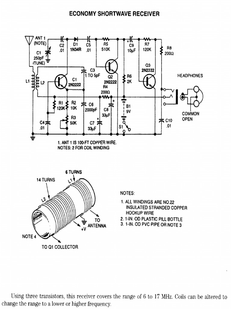 Economy Shortwave Receiver | PDF