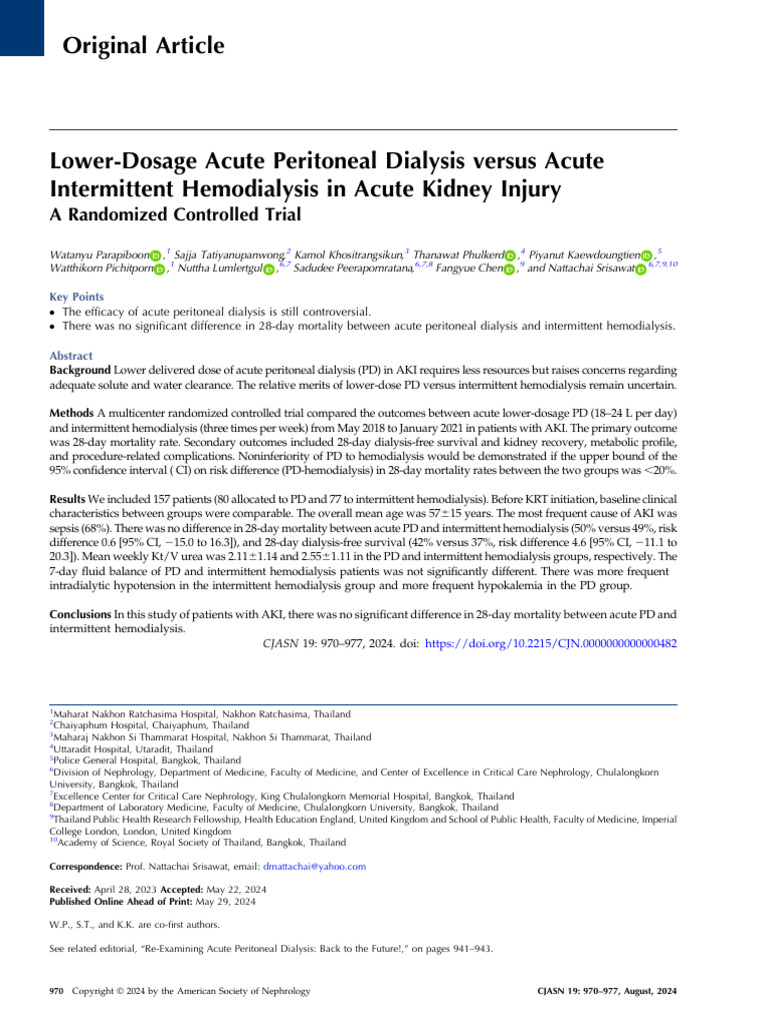 2024 Lower-dosage acute peritoneal dialysis versus acute intermittent ...