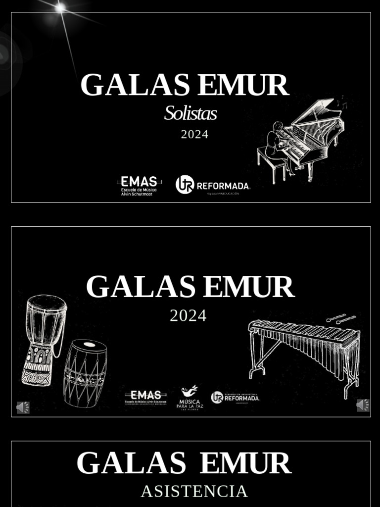 Galas Emur 23 de Nov | PDF | Industria de la música | Instrumentos de ...