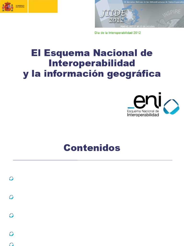 Tema1 EsquemaNacionalInterOperabilidad | PDF | Interoperabilidad | Informática