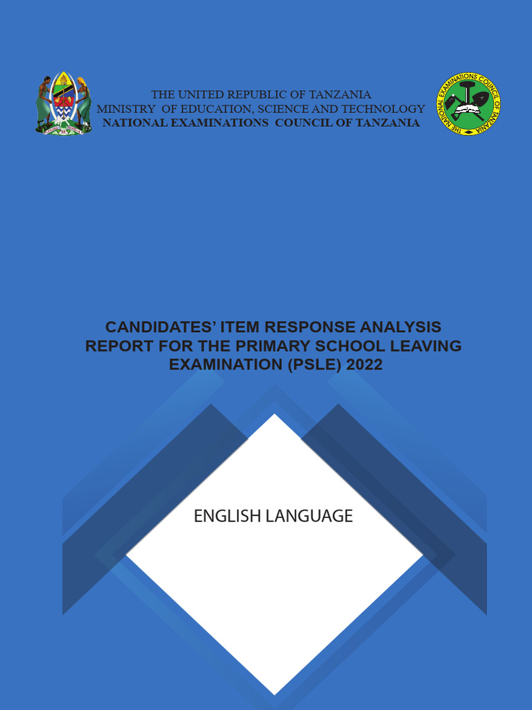 PSLE 2022 English Exam Analysis | PDF | Verb | Grammatical Number