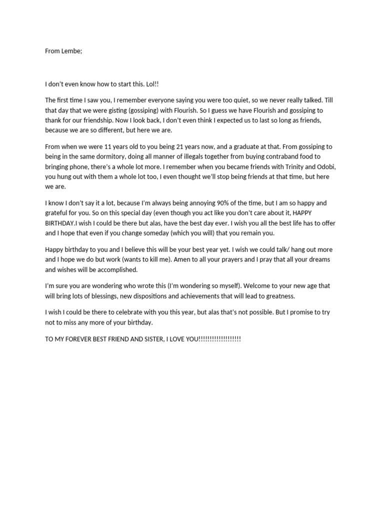 Birthday Wishes | PDF