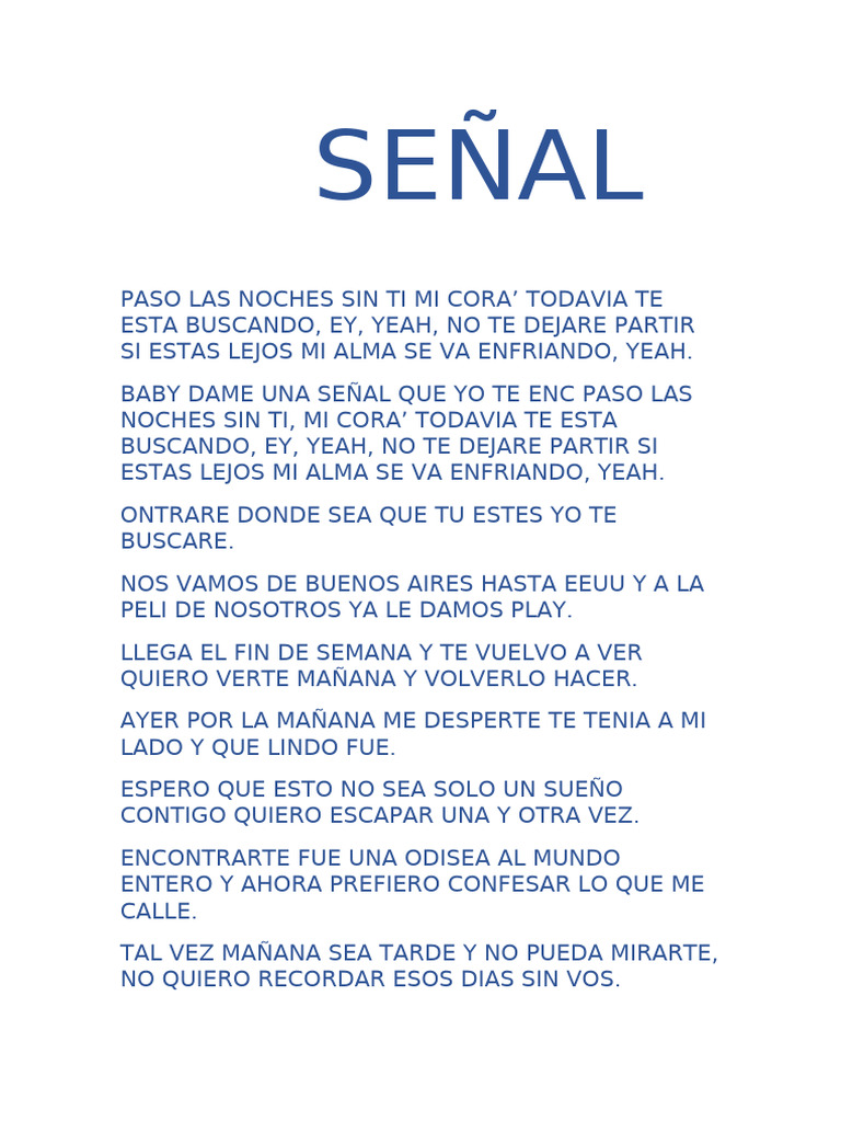 SEÑAL | PDF