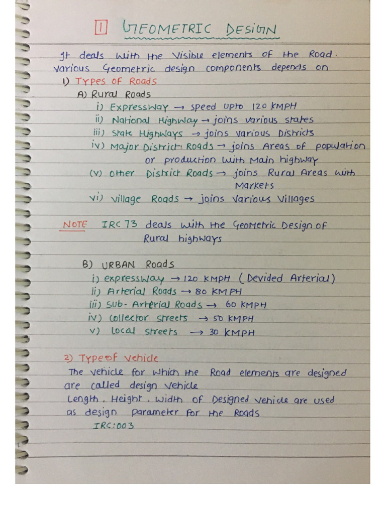 HIGHWAY Notes Ies Master | PDF