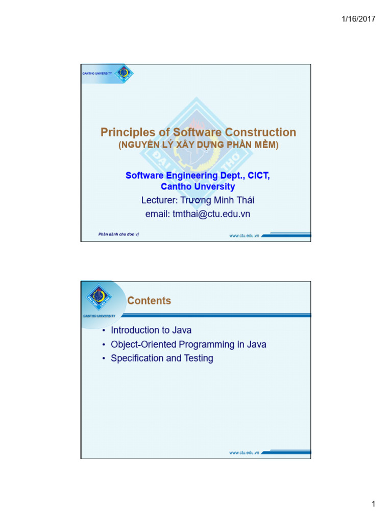 2-Introduction To Java - Version 1.0 - 2016-12-01 | PDF | Inheritance ...