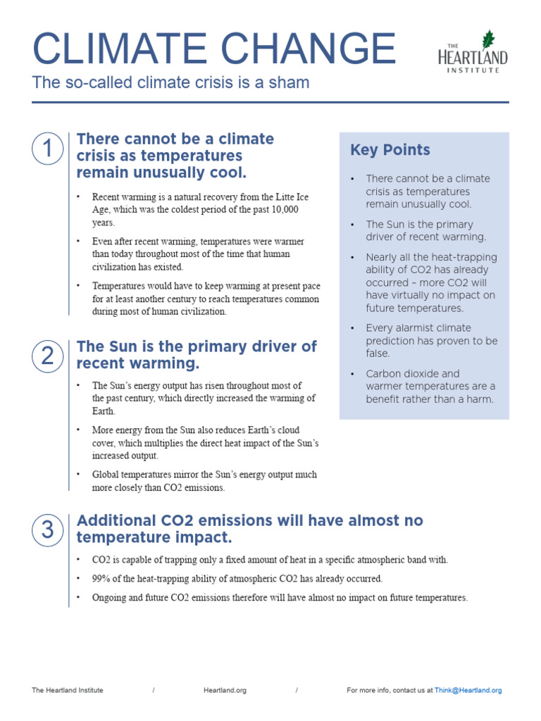2024-Climate-OnePager | PDF | Climate Change | Climate