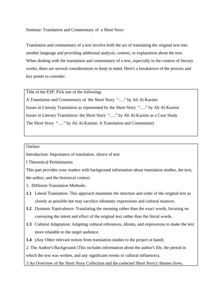 Translation and Commentary Insights | PDF | Translations | Literary ...