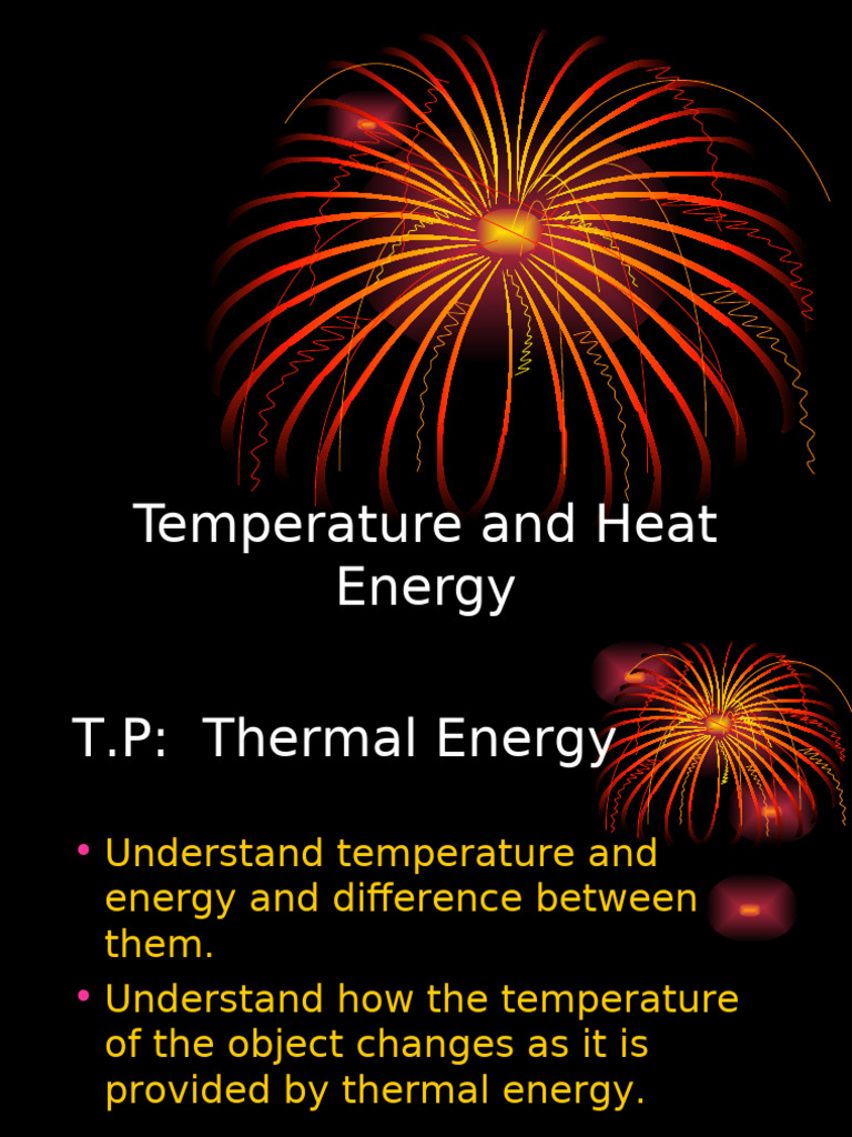 Temperature_and_Heat_Energy PPt | PDF | Temperature | Heat
