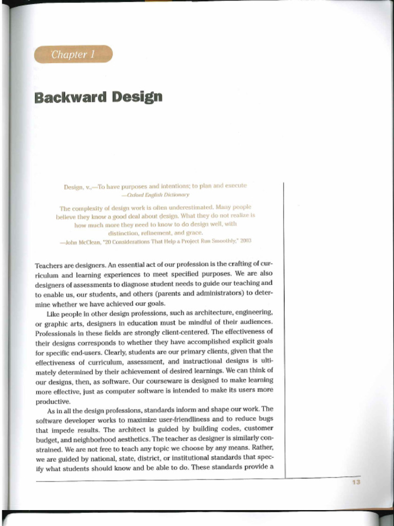 Understanding by Design-Document | PDF