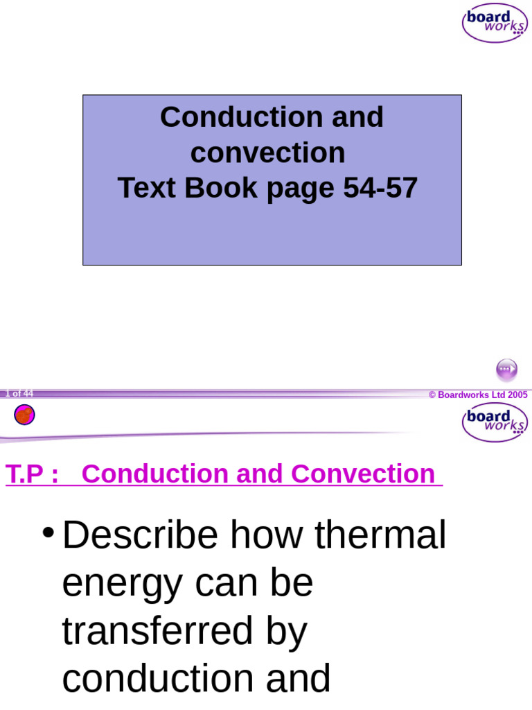 Convection and Particle Model Overview | PDF | Temperature | Heat Transfer