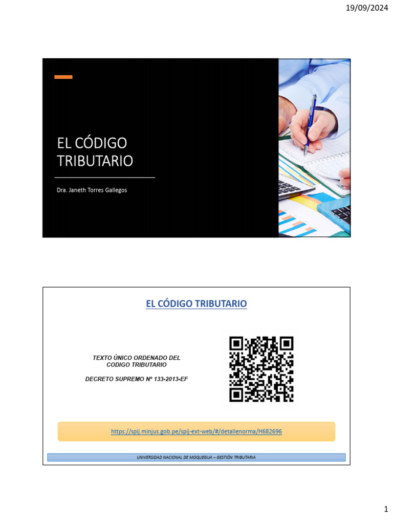 El Código Tributario | PDF | Gobierno | Justicia