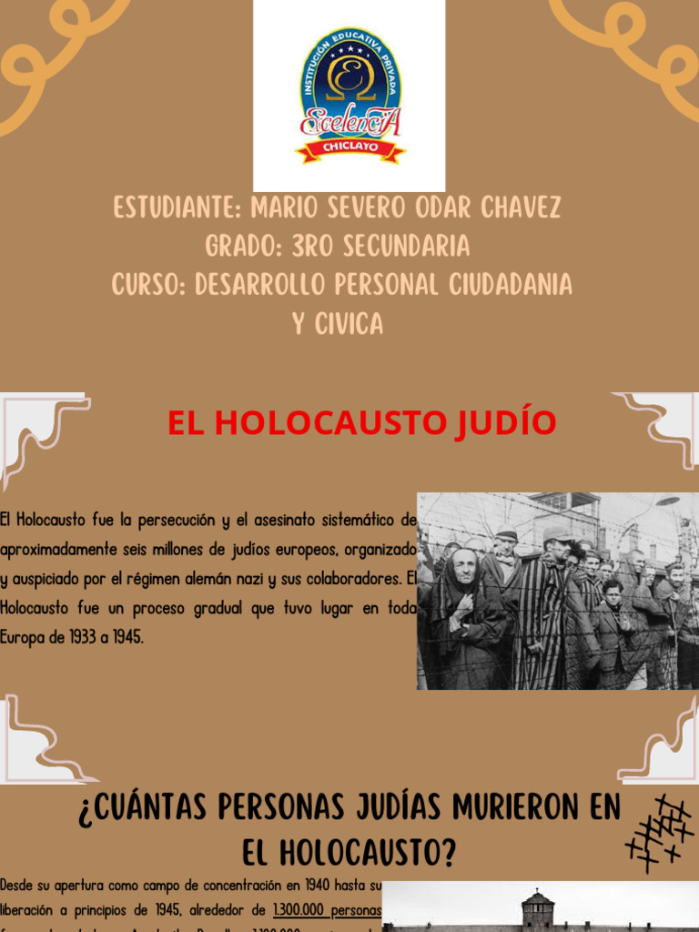 Diapositivas Holocausto Judío | PDF