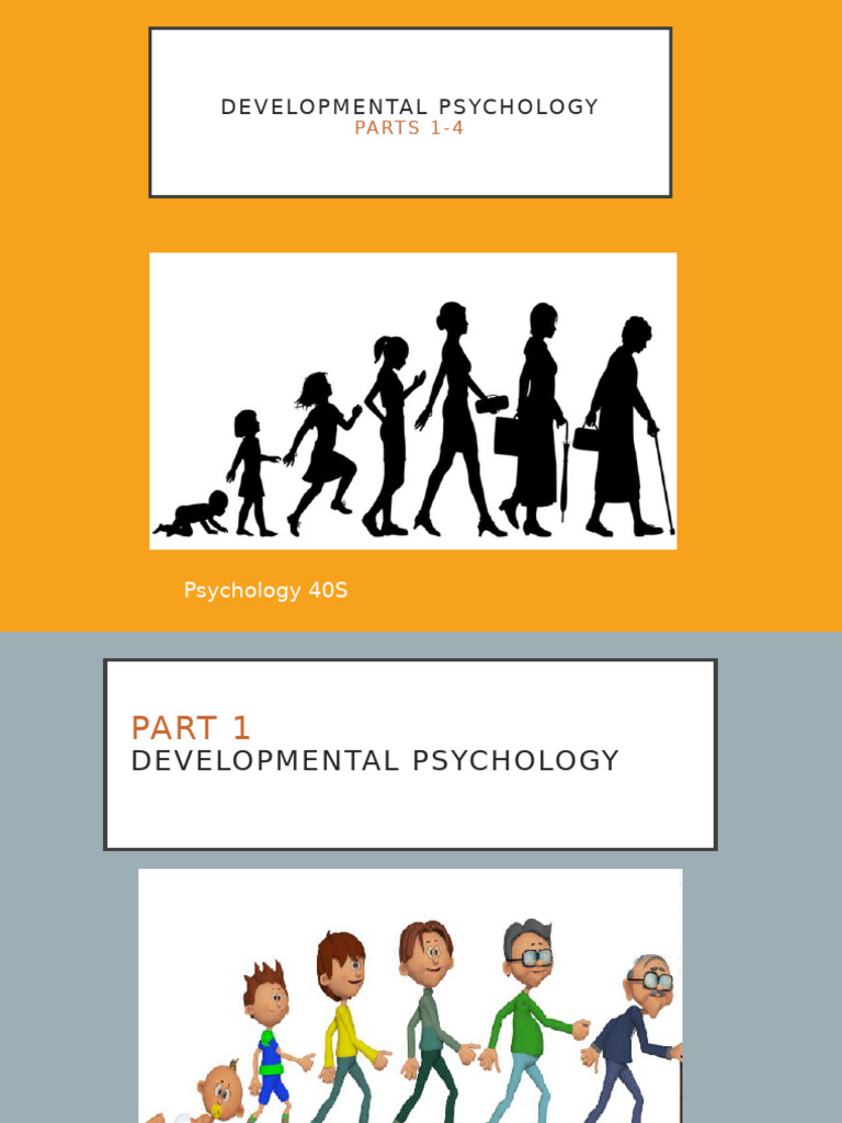 Developmental Psychology Overview | PDF | Attachment Theory ...